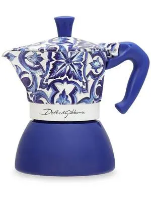 Dolce & Gabbana X Bialetti Moka Induction Medium Coffee Maker - Blue