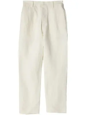 UMA WANG Poetic Pleated Trousers - Neutrals