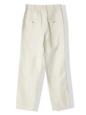 UMA WANG Poetic Pleated Trousers - Neutrals