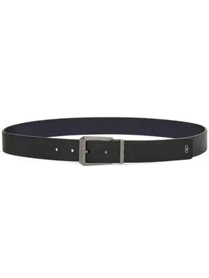 FERRAGAMO Logo-engraved Reversible Belt - Blue