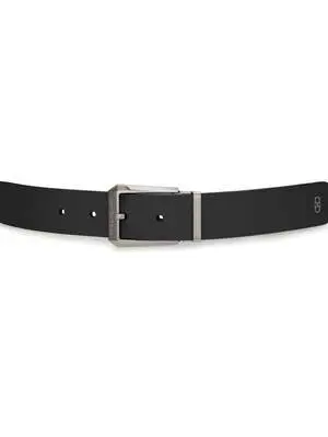 FERRAGAMO Logo-engraved Reversible Leather Belt - Blue