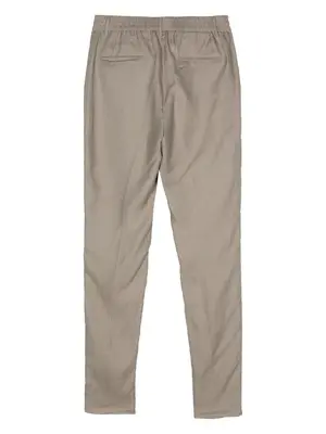 Peserico Linen Tapered Trousers - Green