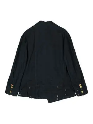 GREG LAUREN Double-breasted Cotton Blazer