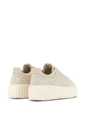 Hogan H-stripes Suede Sneakers - Neutrals