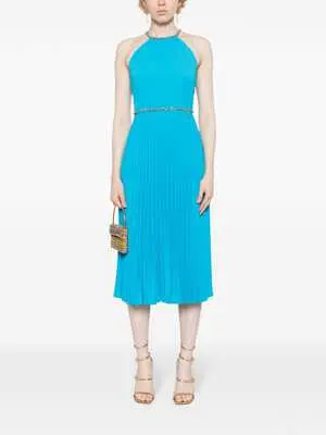 NISSA Pleated Midi Dress