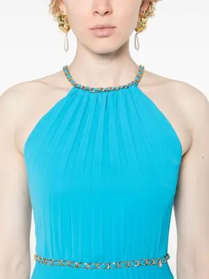 NISSA Pleated Midi Dress