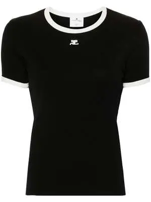 Courreges Crewneck T-shirts For Women
