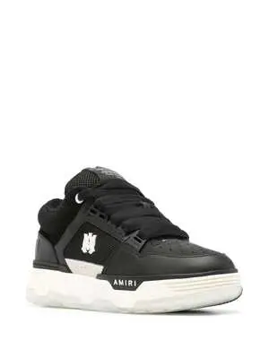 Amiri Ma-1 Panelled Leather Sneakers - Black