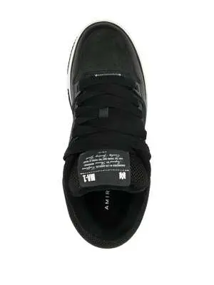 Amiri Ma-1 Panelled Leather Sneakers - Black