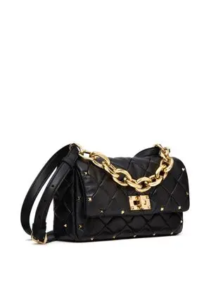 Valentino Garavani Rockstud Spike Shoulder Bag - Black