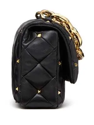 Valentino Garavani Rockstud Spike Shoulder Bag - Black