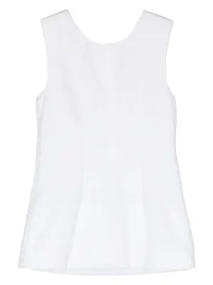 Sportmax Padded-panel Top - White
