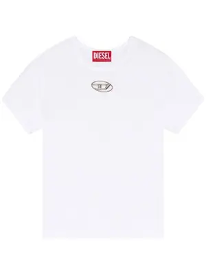 DIESEL Diesel Logo-plaque T-shirt 100 White