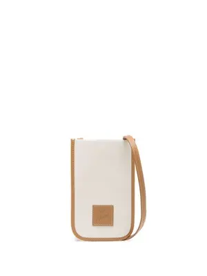 CAFÉ KITSUNÉ Canvas Shoulder Bag - Neutrals