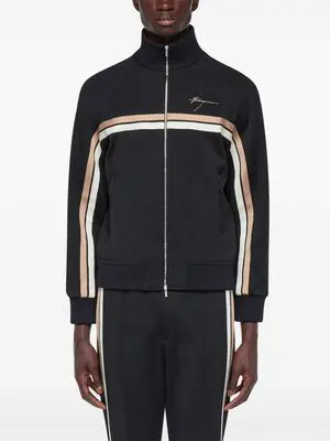 FERRAGAMO Logo-engraved Zip-up Jacket