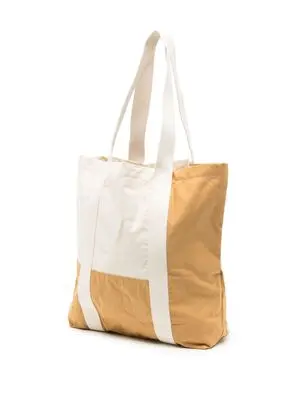 CAFÉ KITSUNÉ Logo-print Canvas Tote Bag