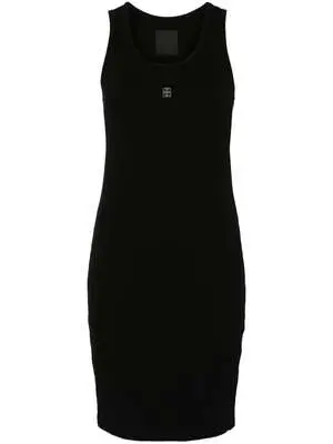 Givenchy 4g-motif Ribbed Mini Dress