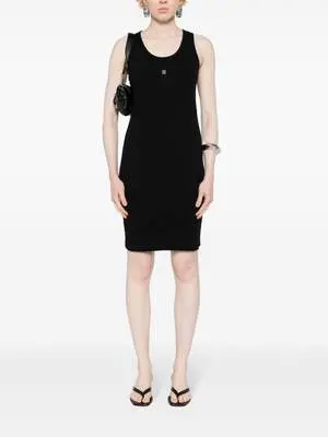 Givenchy 4g-motif Ribbed Mini Dress