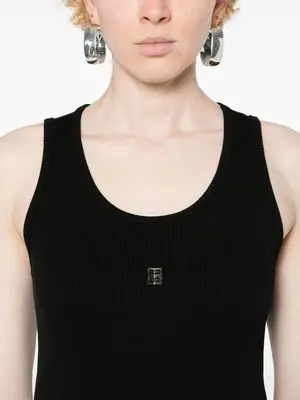 Givenchy 4g-motif Ribbed Mini Dress