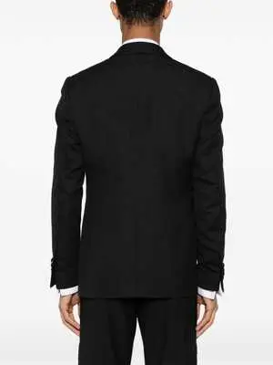 LARDINI Metallic-threading Blazer