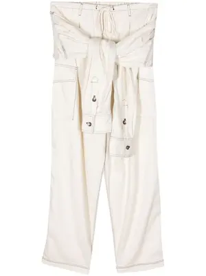 ACT Nº1 Tied-waist Cargo Trousers