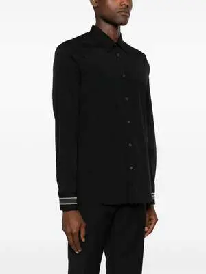 Alexander McQueen Logo-strap Cotton Shirt