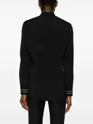 Alexander McQueen Logo-strap Cotton Shirt