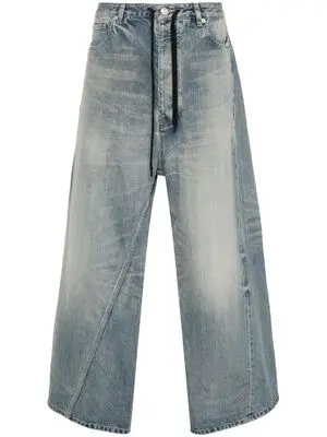 Balenciaga Twisted Wide-leg Jeans