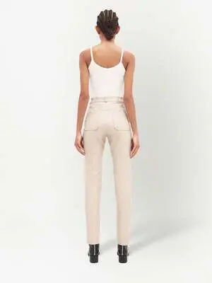 COURREGES Straight-leg Trousers - Neutrals