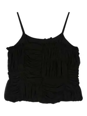 Comme Des Garçons Draped-detail Blouse