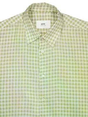 AMI Paris Gingham-print Shirt