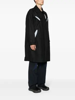 J.L-A.L Aperture Cut-out Trench Coat