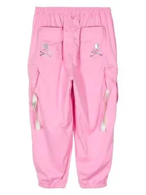 MASTERMIND WORLD Skull-print Cargo Trousers - Pink