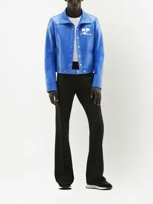 COURREGES Reedition Vinyl Jacket - Blue