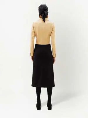 COURREGES Zip-up Vinyl Jacket - Neutrals