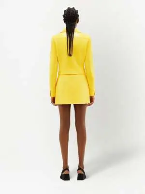 COURREGES Iconique Vinyl Skirt - Yellow