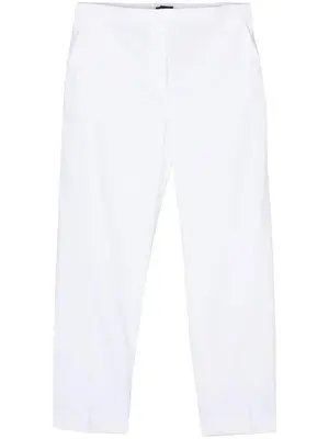 Theory Treeca Cropped Trousers - Blue
