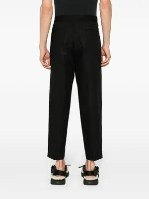 Neil Barrett Tapered Darted Trousers - Black