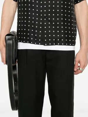 Neil Barrett Tapered Darted Trousers - Black