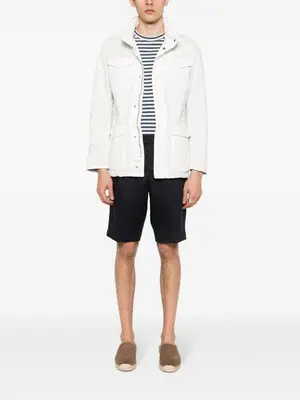 PT TORINO Linen Bermuda Shorts