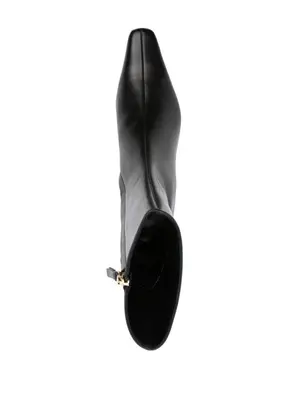 THE ROW Shrimpton Mid-calf Leather Boots