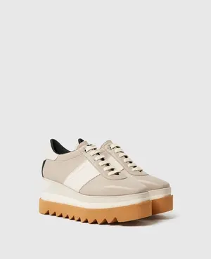Stella McCartney Sneak-elyse Platform Sneakers - Sand
