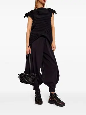 Issey Miyake Asymmetrical Stripe Top