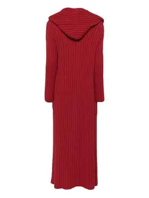 TEDDY CASHMERE Rib-knit Cashmere Cardigan