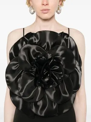 NISSA Floral-appliqué Dress