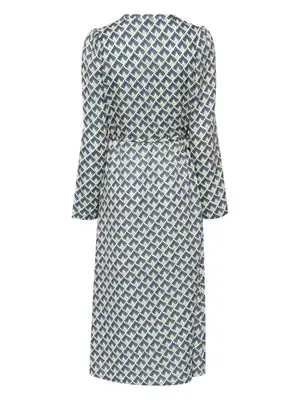 N.peal Printed Cashmere-silk Dress