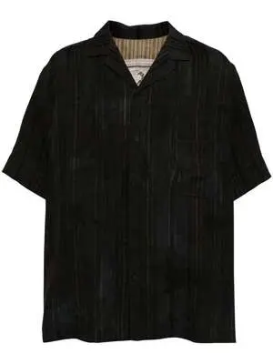 ZIGGY CHEN Striped Linen Shirt