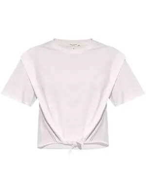 Rag & Bone Rag & Bone Mica Knot-Detail T-Shirt - White