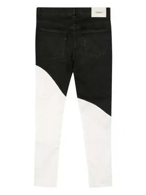 UNDERCOVERISM Colour-blocked Skinny Jeans