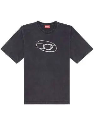 DIESEL® Logo-print Cotton T-shirt